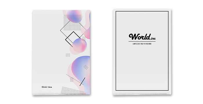 クリアファイルのデザイン作成のコツ！愛用されるためのアイデア集【ノベルティ・ギフトモール】